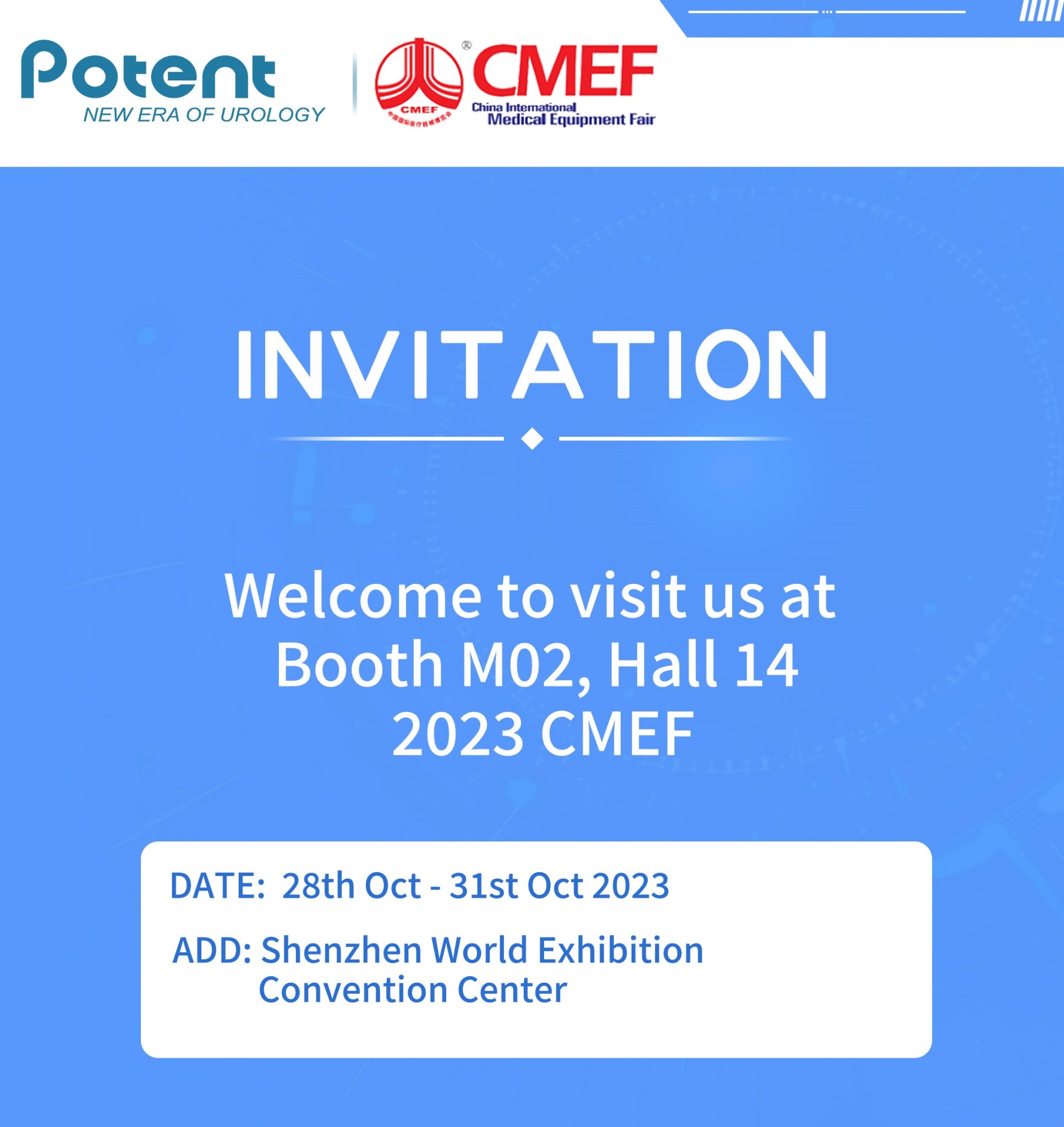 Innovation | 88th CMEF Medical Expo – Potent Medical